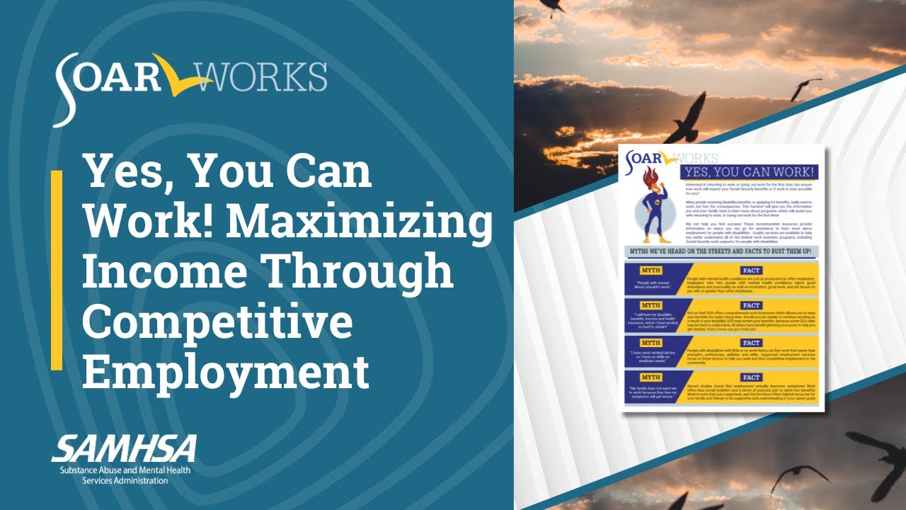 SOAR: Yes, You Can Work! Maximizing Income Through Competitive ...