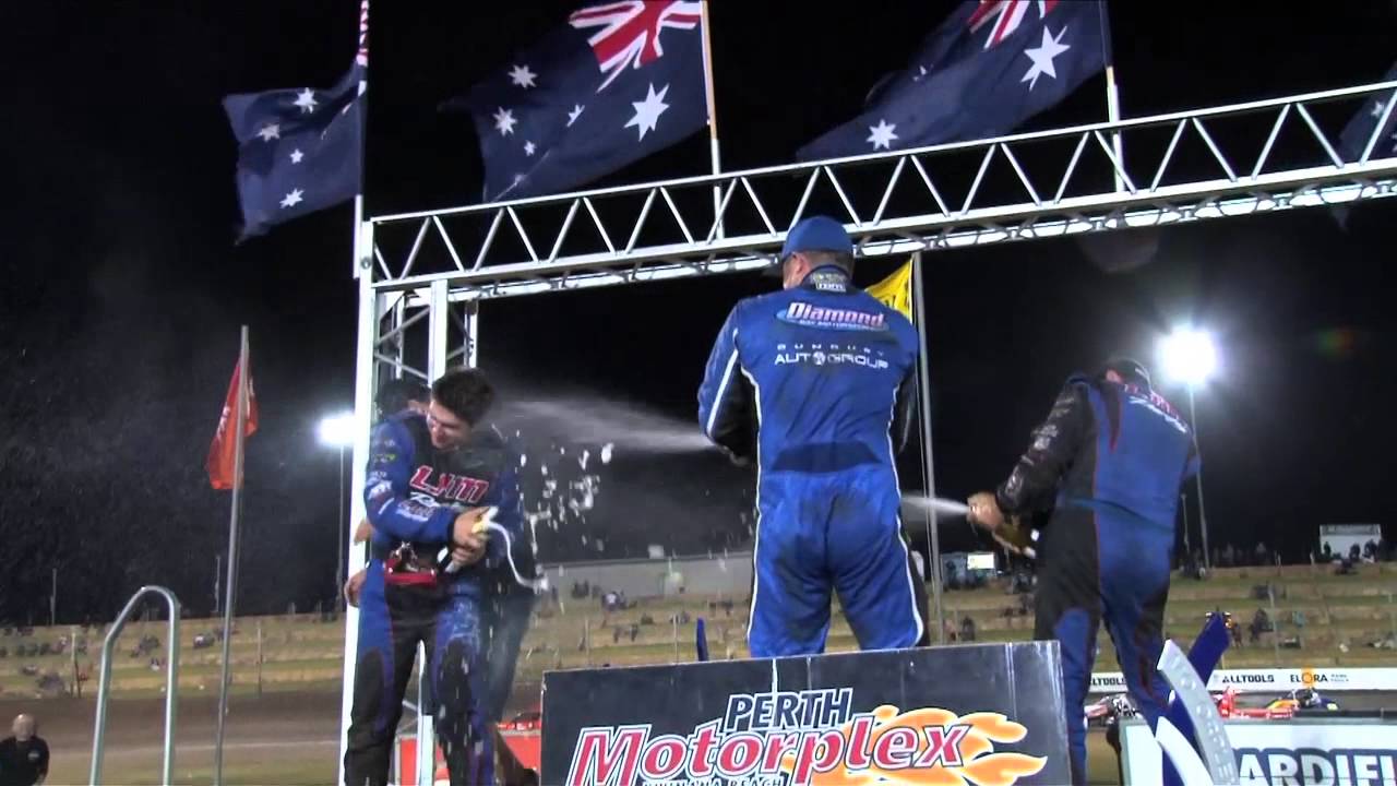 2013/14 AHG SPRINTCAR SERIES CHAMPION LUKE DILLON - YouTube