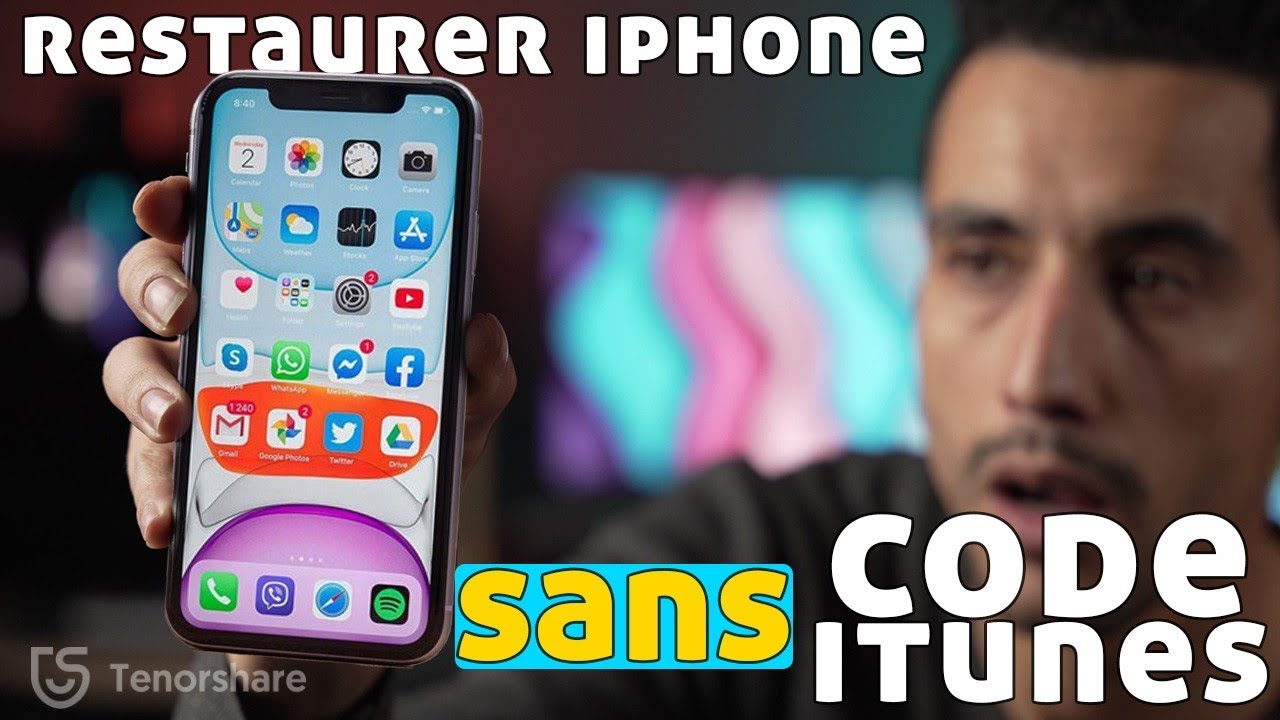 Échec restauration iPhone？- Comment Restaurer iPhone sans iTunes sans Code - YouTube