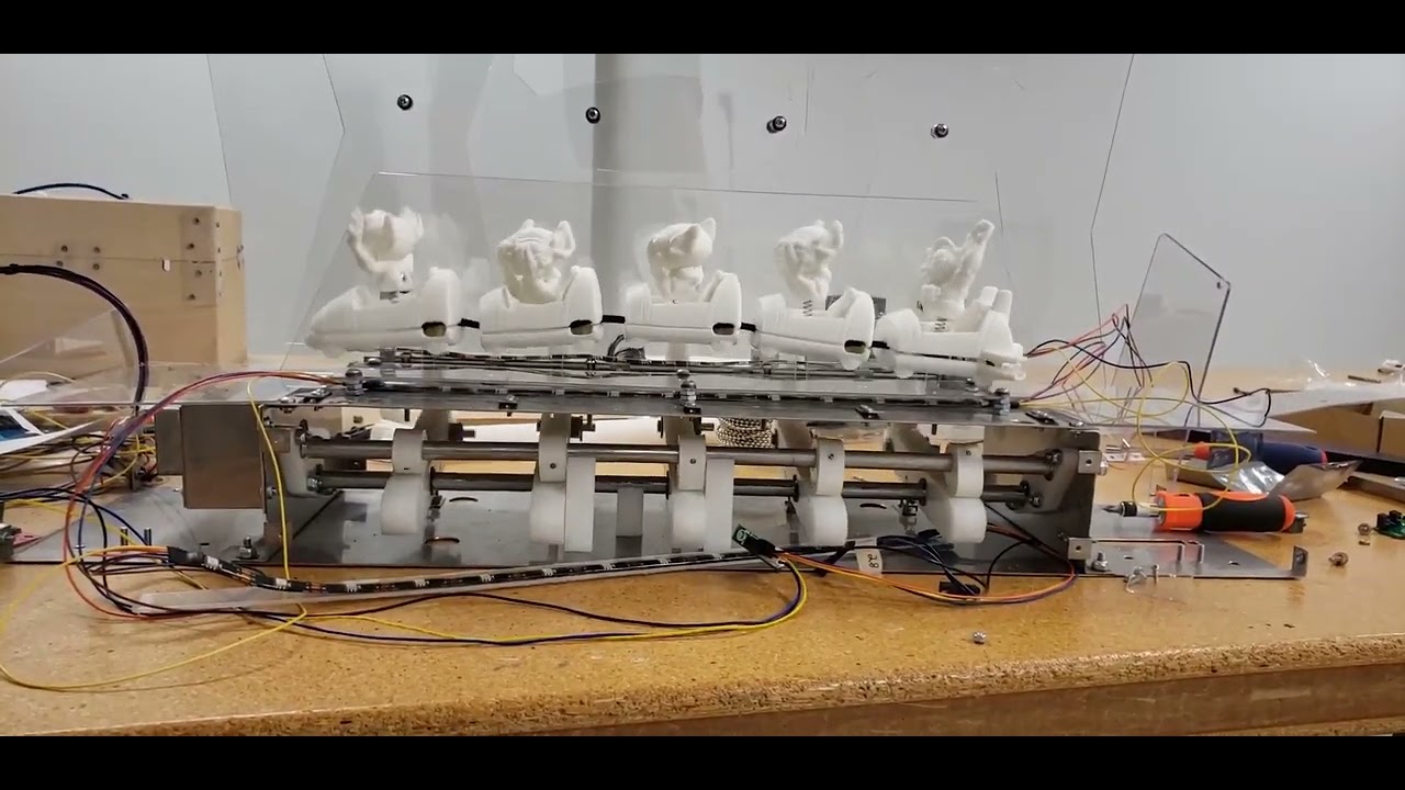 Cam Shaft Driven Toy Mechanism - YouTube