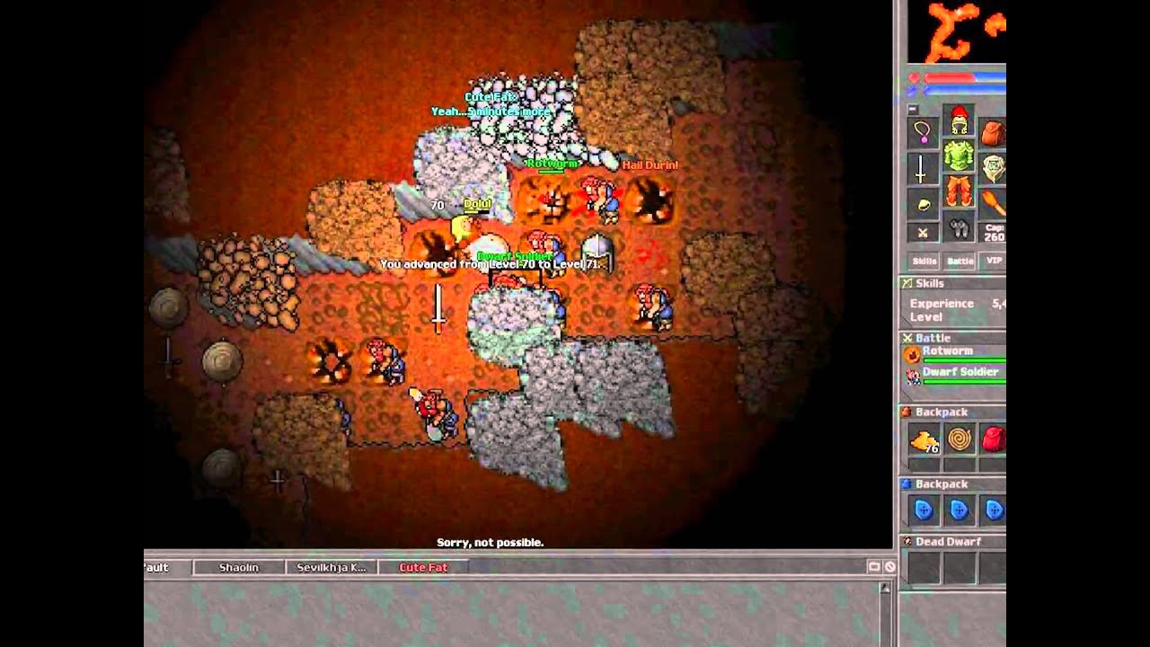 Tibia - Old times - YouTube