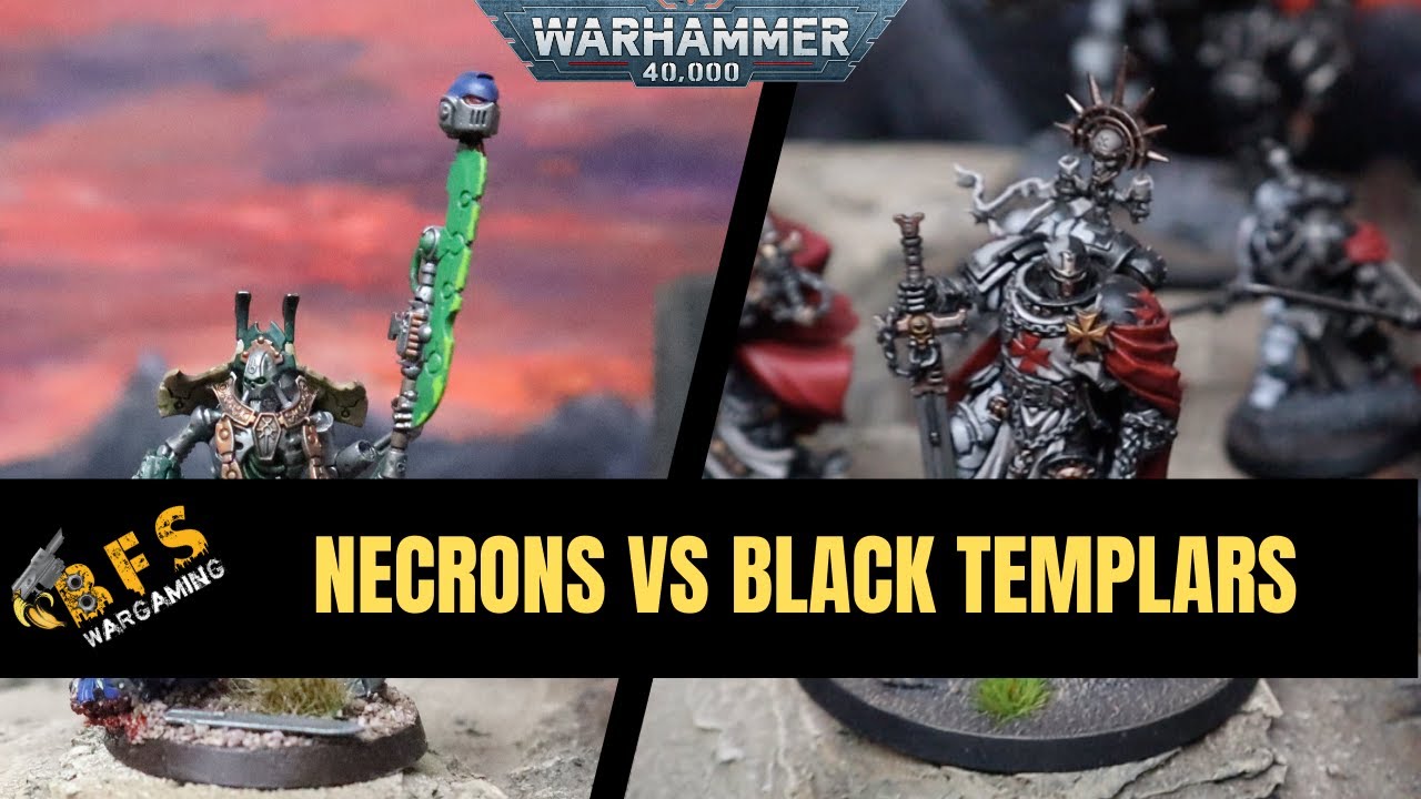 New Rules space Marines Black Templars vs Necrons Warhammer 40k Battle ...