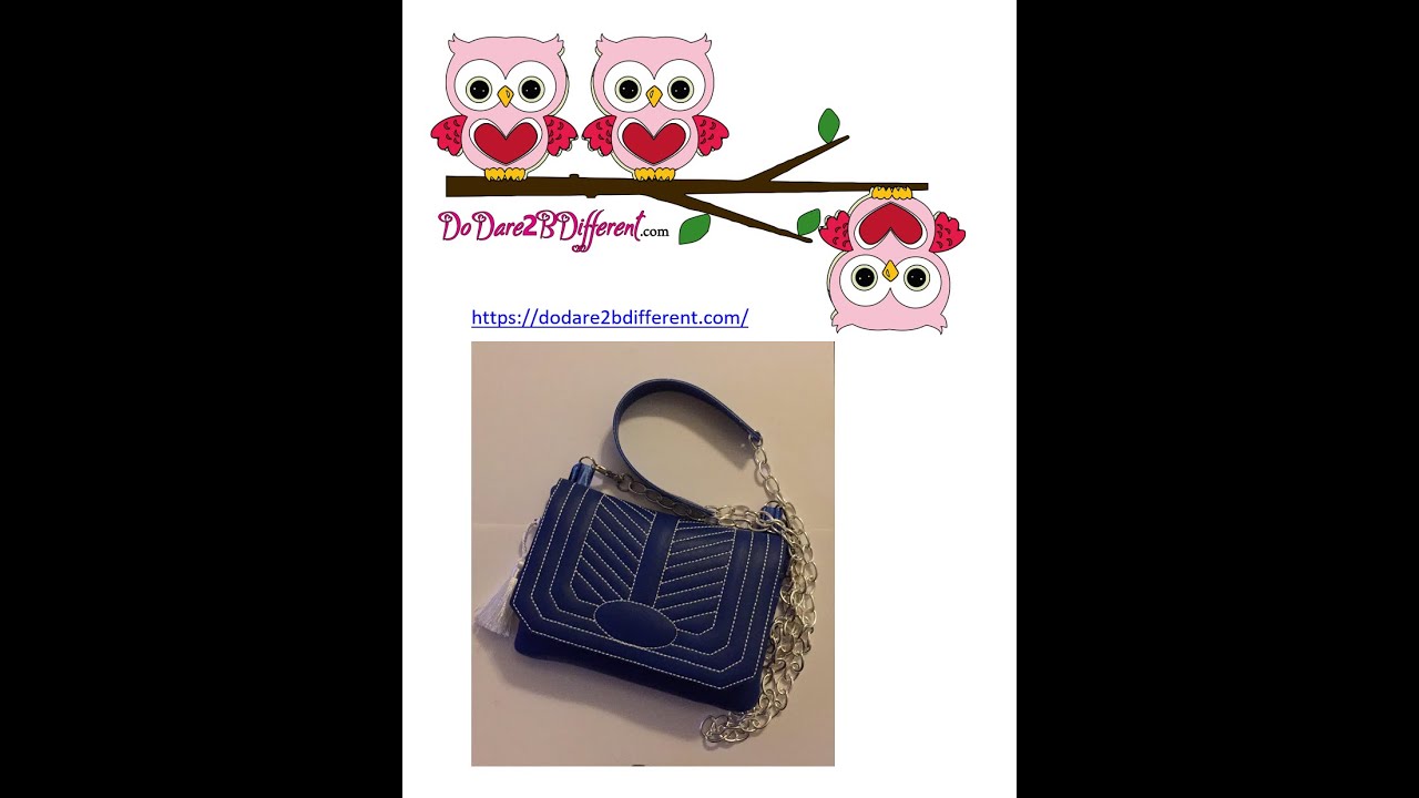 Square Flap ITH Purse - YouTube