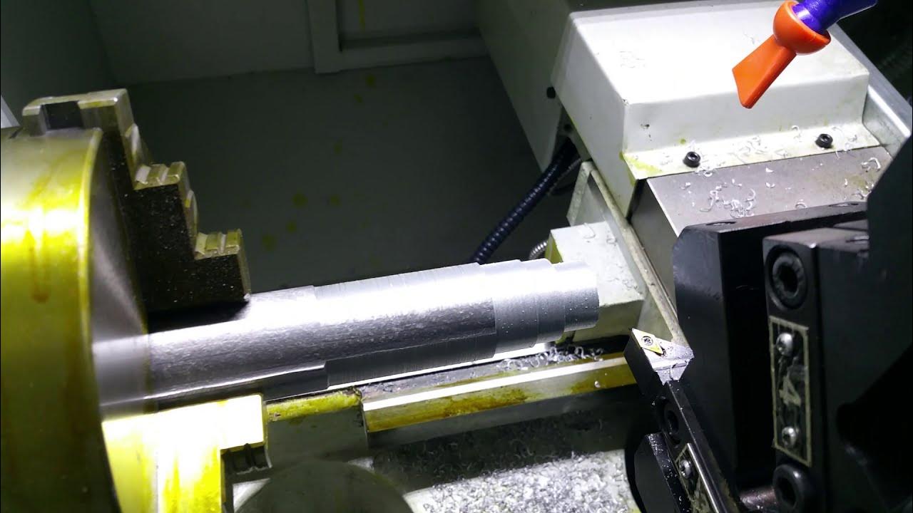 PRUEBAS DE MECANIZADO DEL TORNO CNC CK6132 CONTROLADOR GSK928TD - YouTube