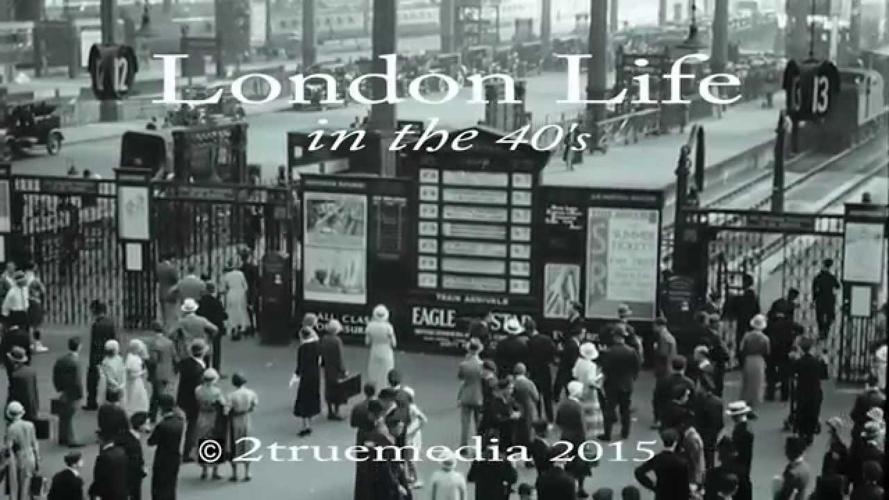 'London Life' in the 30's & 40's - YouTube