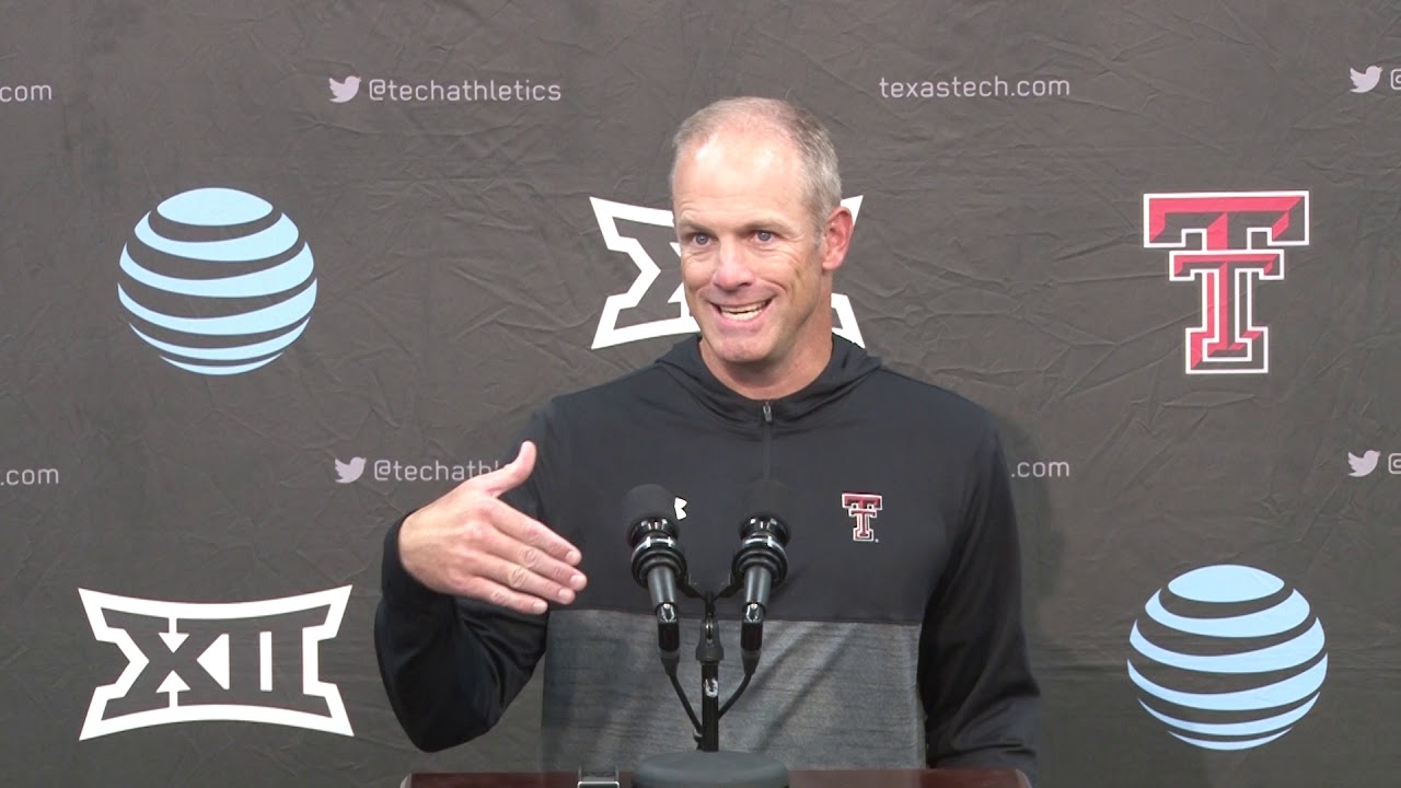 Texas Tech Football vs. UTEP: Press Conference | 2019 - YouTube