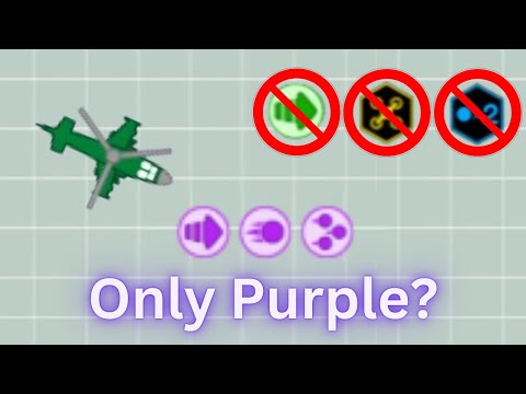 Purple Only Challenge in Copter Royale!