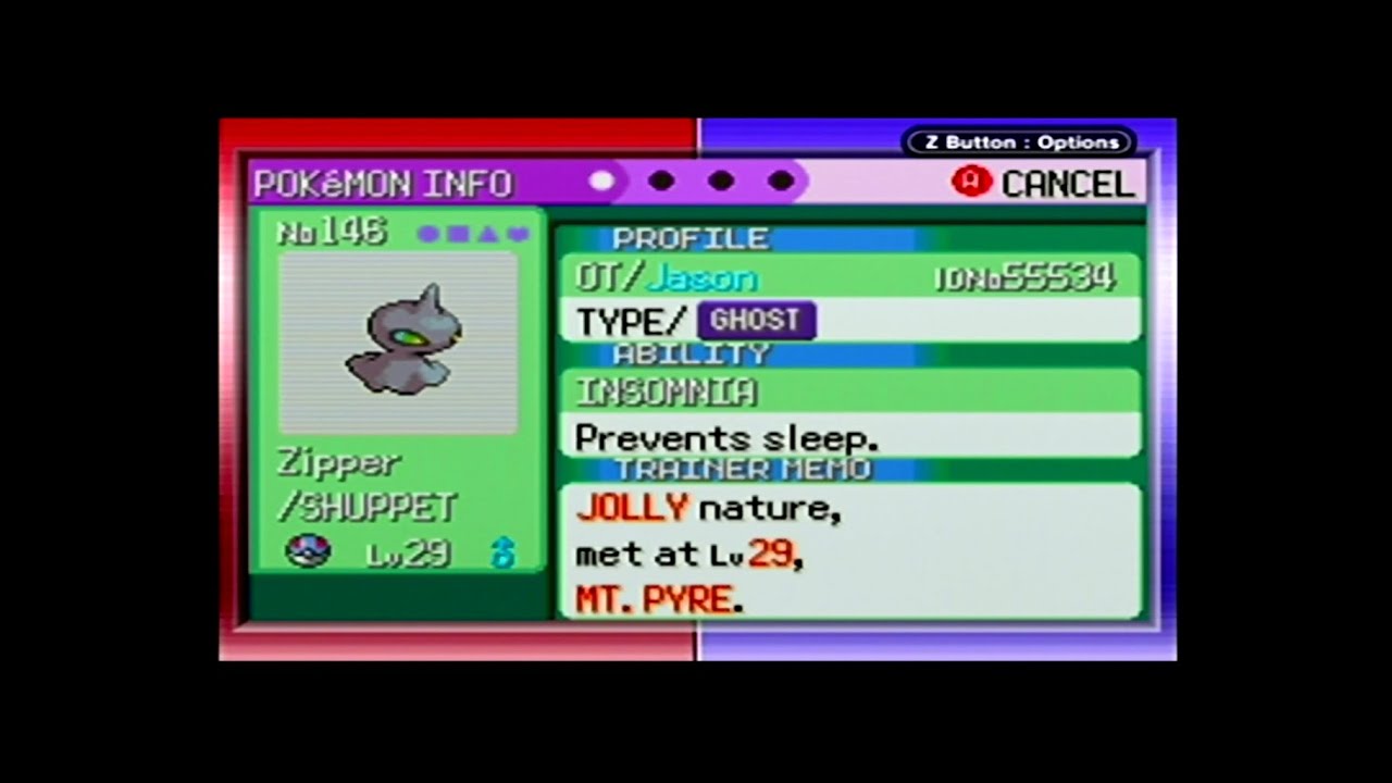 Pokemon Emerald All Ghost Type Challenge Episode 22 - YouTube
