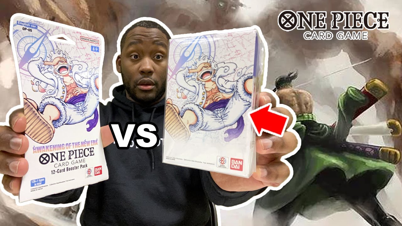 One Piece TCG OP05! 2 Pack Boxes & Sleeved Booster Packs! Can we get ...