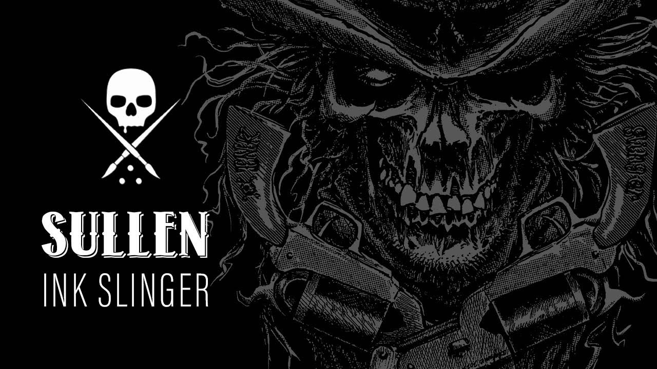 Sullen: Ink Slinger (Time-lapse illustration) - YouTube