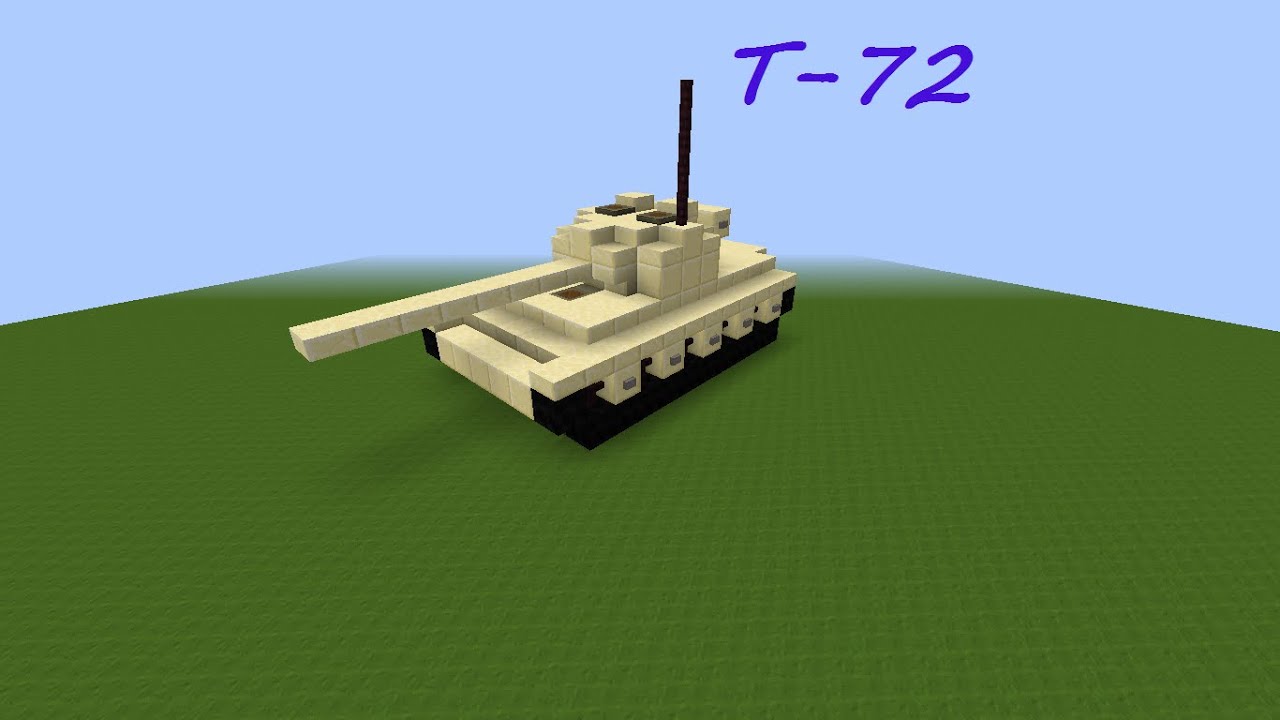 minecraft como hacer un T-72 - YouTube
