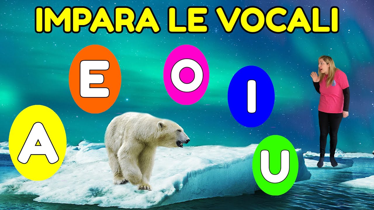 IMPARA LE VOCALI | LEARN VOWELS | Pedagogia for you | Prescolare - YouTube