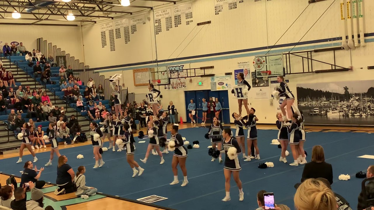 River ridge cheer game day 1/4/2020 harbor cheer fest - YouTube