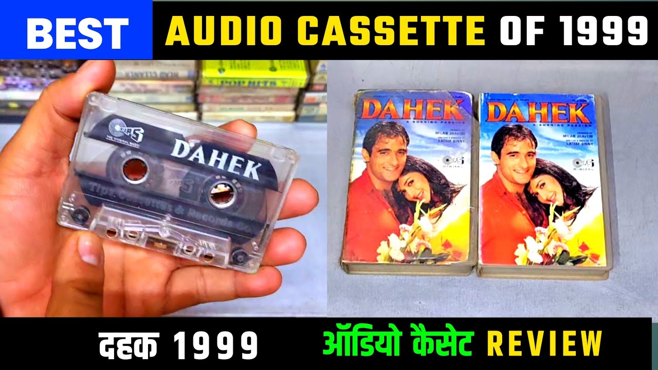 Music Hits of 1999 | Dahek 1999 Audio Cassette Review | Music Aadesh Shrivastava & Anand Milind ...