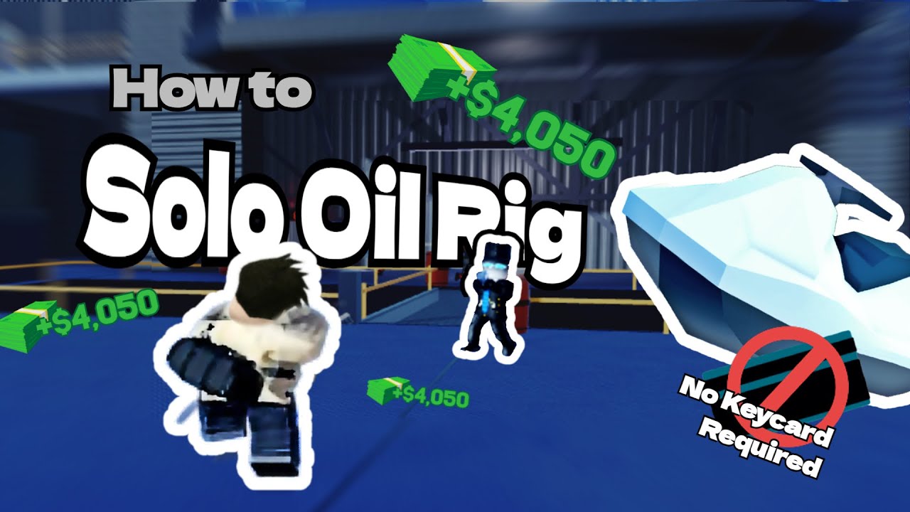 EASIEST WAY to Solo the new Oil Rig robbery in Roblox Jailbreak! - YouTube