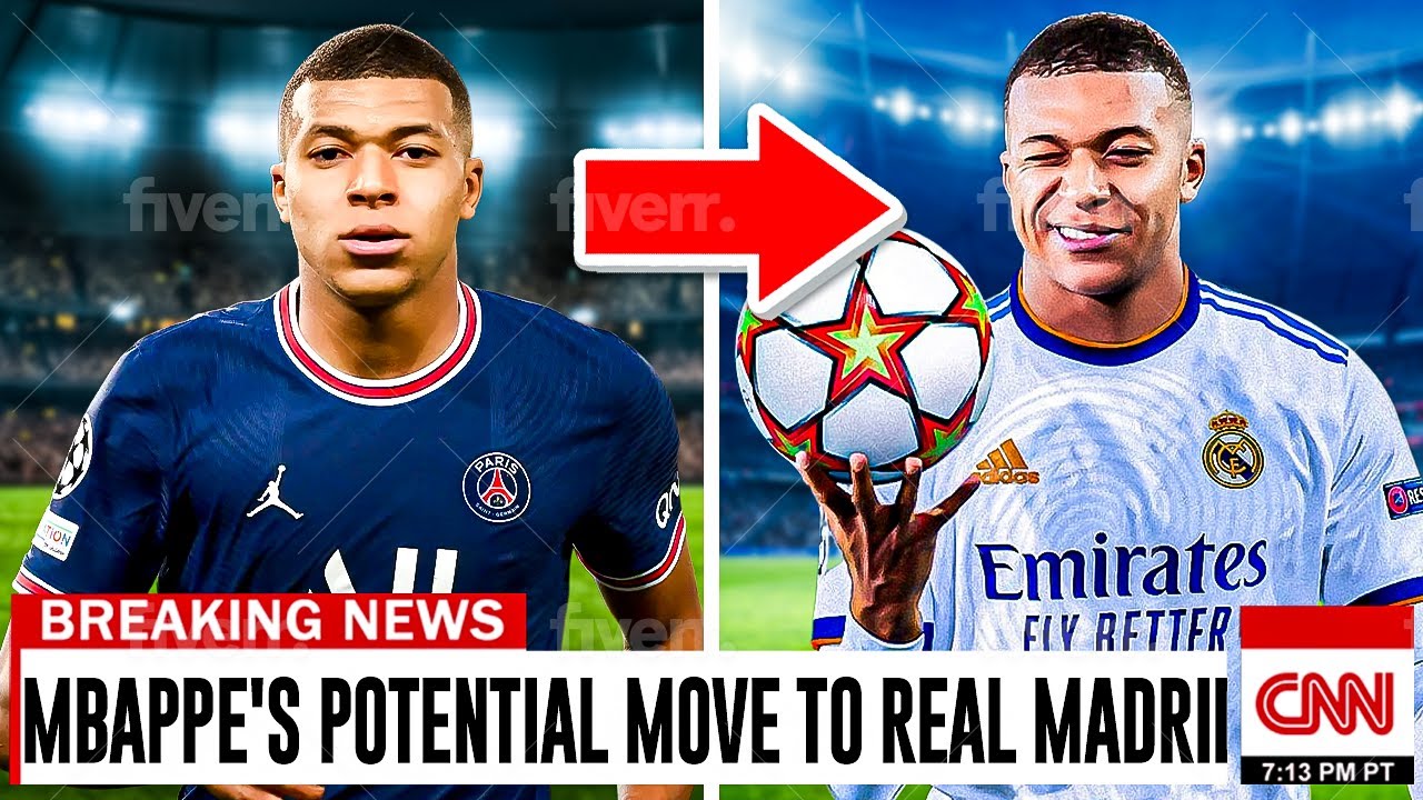 Breaking News: Mbappe's Potential Move to Real Madrid Revealed! - YouTube