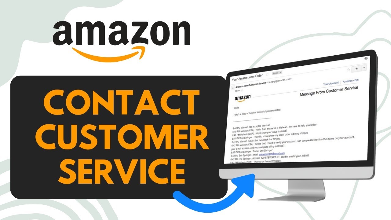 How to Contact Amazon Customer Service 2024 (Full Guide) - YouTube