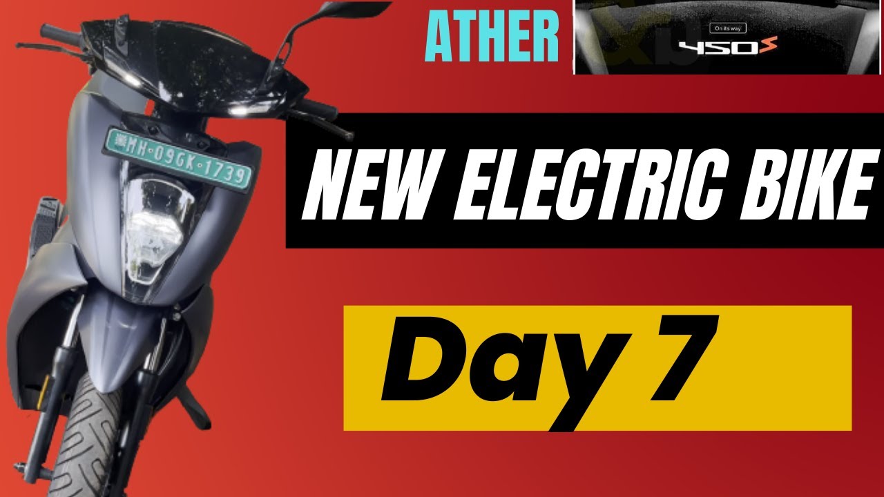 Day 7 || New Electric😮 Bike Ather 💁‍♂️ #viral #ather_electric_scooter # ...