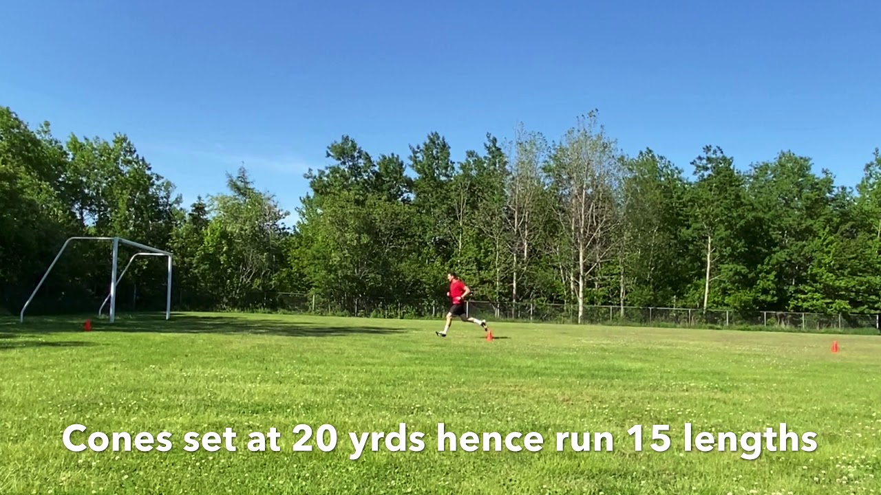 300 Yrd shuttle run - YouTube