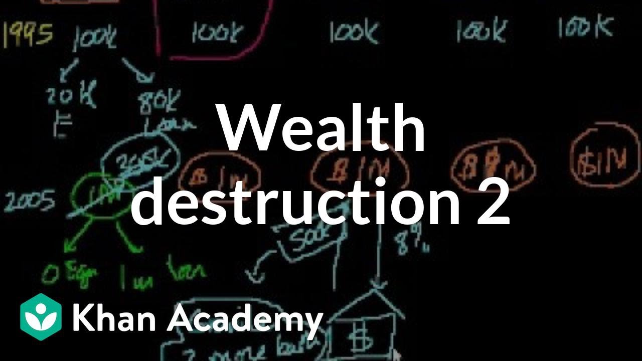 Wealth destruction 2 | Finance & Capital Markets | Khan Academy - YouTube