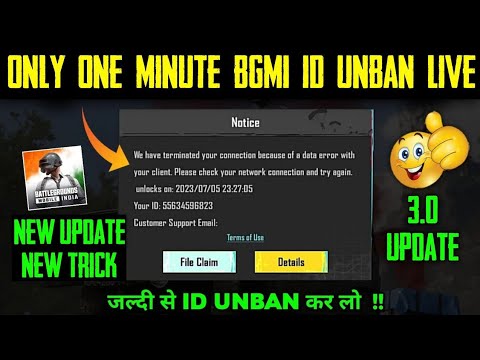 FINALLY 😍 BGMI 10YEAR BAN ID UNBAN | HOW TO OPEN BAN ID IN BGMI / BGMI ...