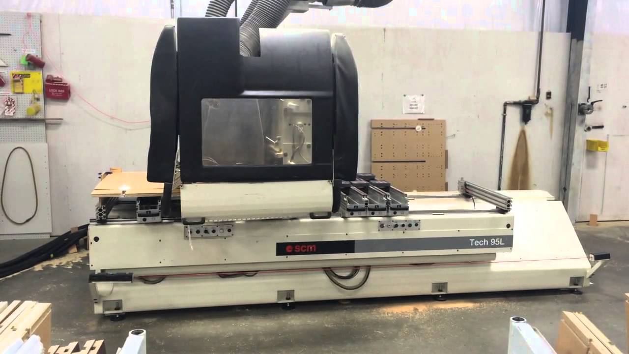 SCM Tech 95L CNC Router - YouTube