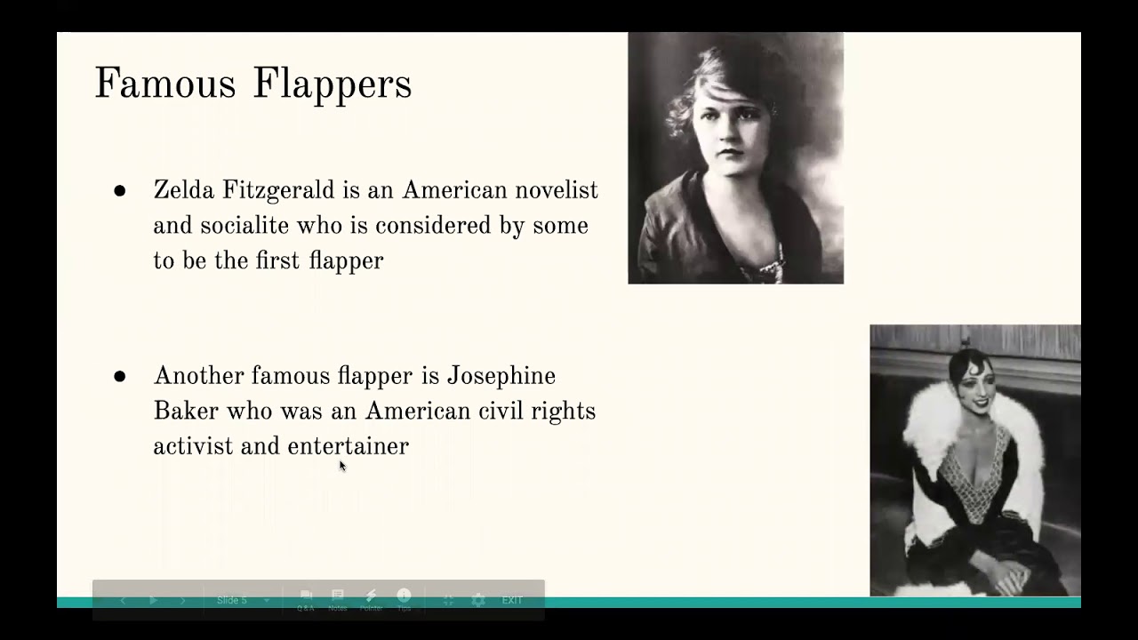 Roaring 20s Flappers EC Project - YouTube