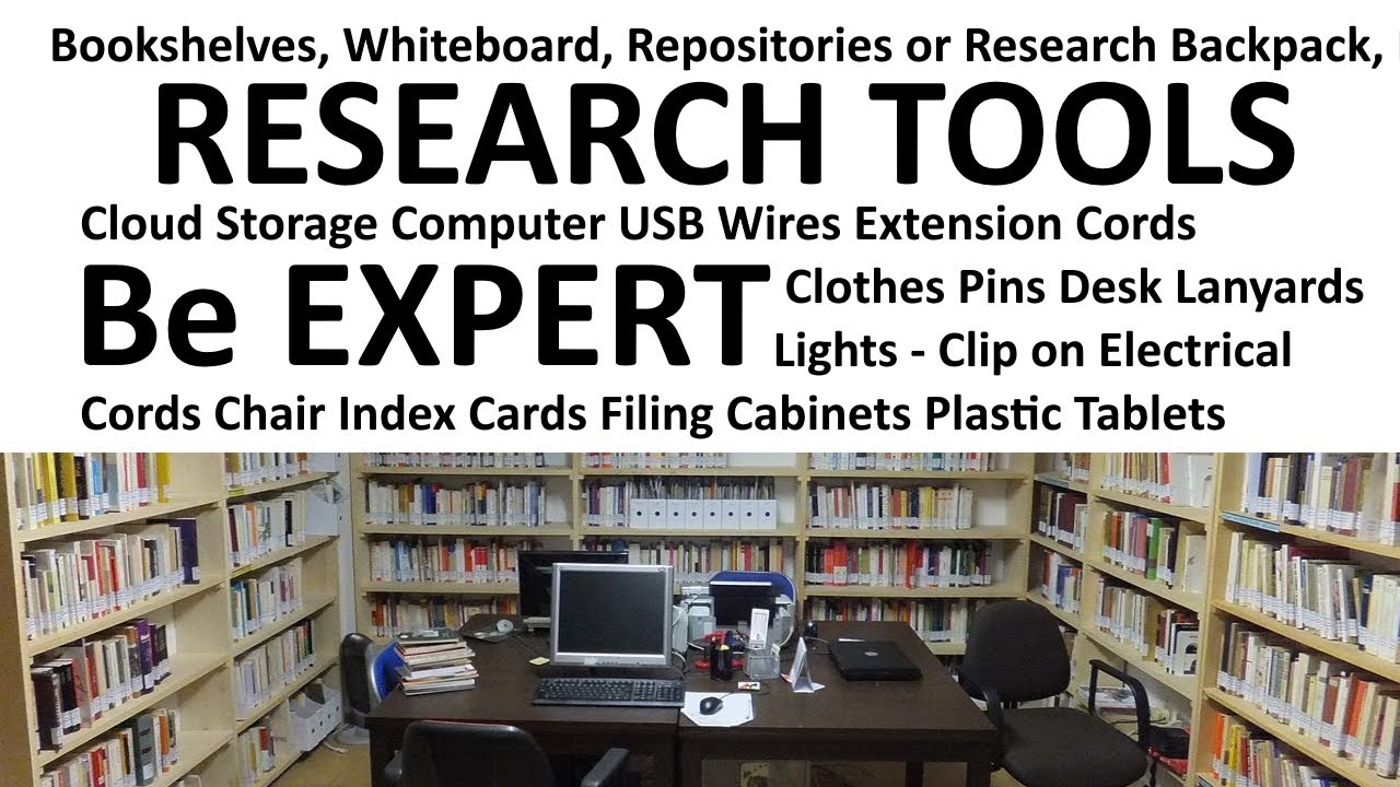Research Tools, Things To Buy. Mobile Research Center - YouTube