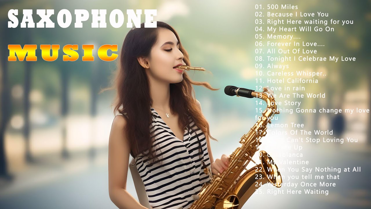 Love Saxophone Music - Greatest 200 Love Songs 2024 - YouTube