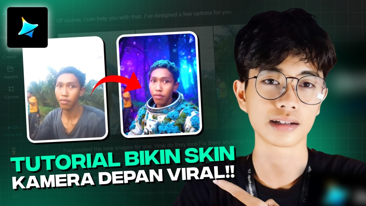 Tutorial Bikin Skin Kamera Depan Yang Lagi Viral di Tik tok!🔥(AUTO ...