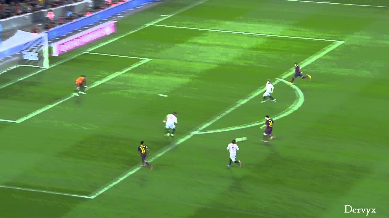Messi ball control vs Sevilla - YouTube