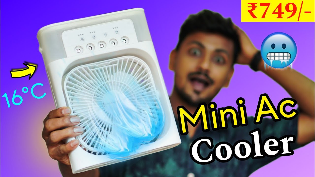 Portable Air Conditioner Fan Only 899/- | mini ac reveiw | Mini cooler ...