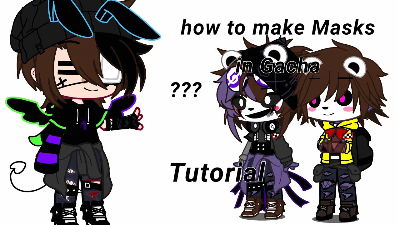 How to make Masks in Gacha Tutorial [] FNaF [] - YouTube