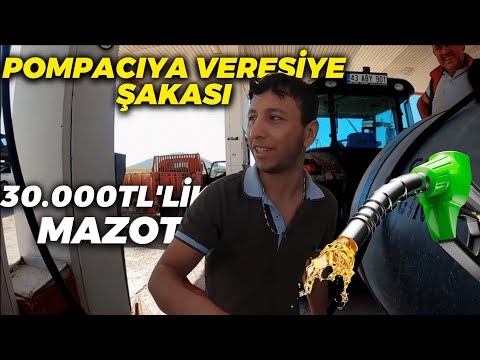30.000 LİRALIK MAZOT ALDIK. POMPACIYA BÜYÜK ŞAKA! GÜNLÜK İŞLER VLOG. [GoPro]
