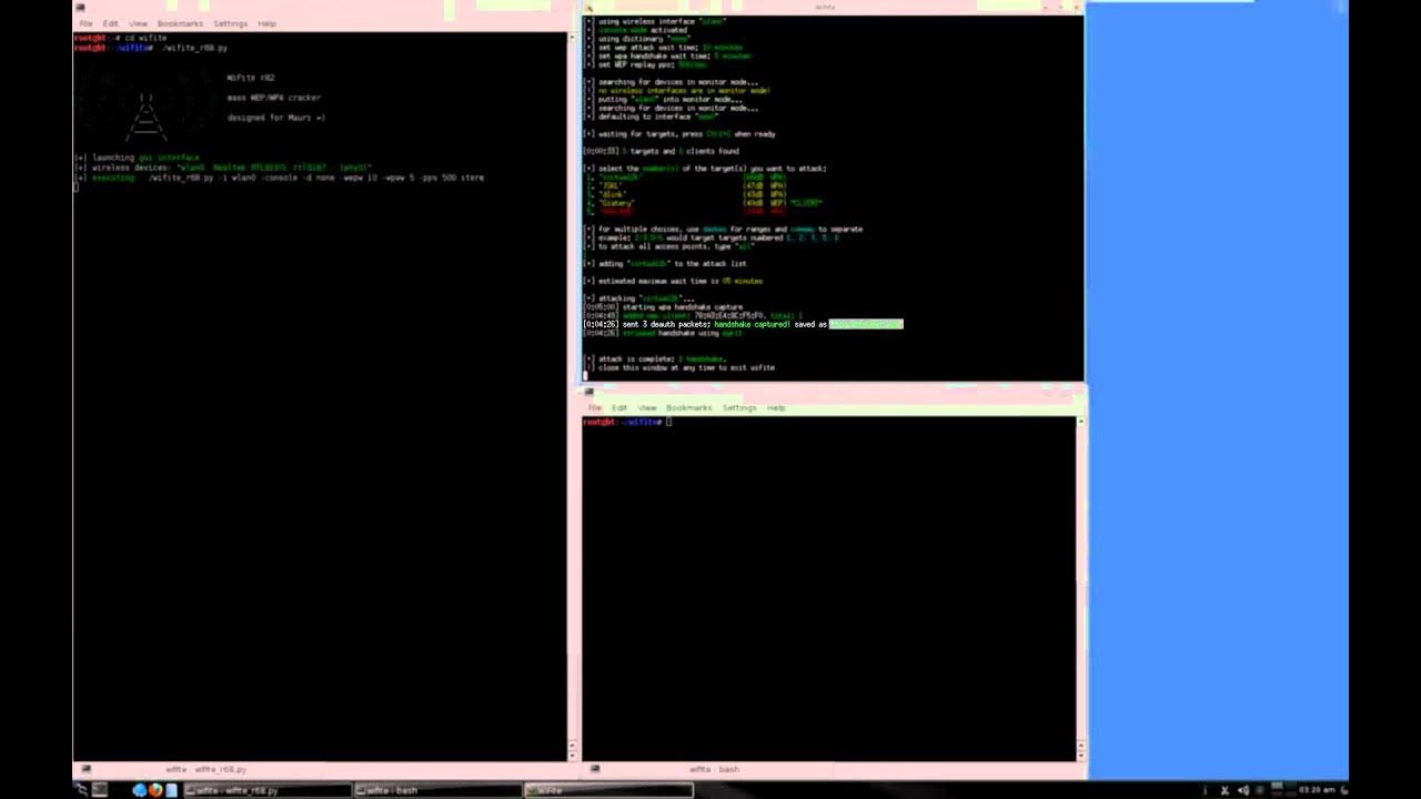 Fully Automated Mass WPA / WEP Hacker with Wifite ( wifite.py ) and ...
