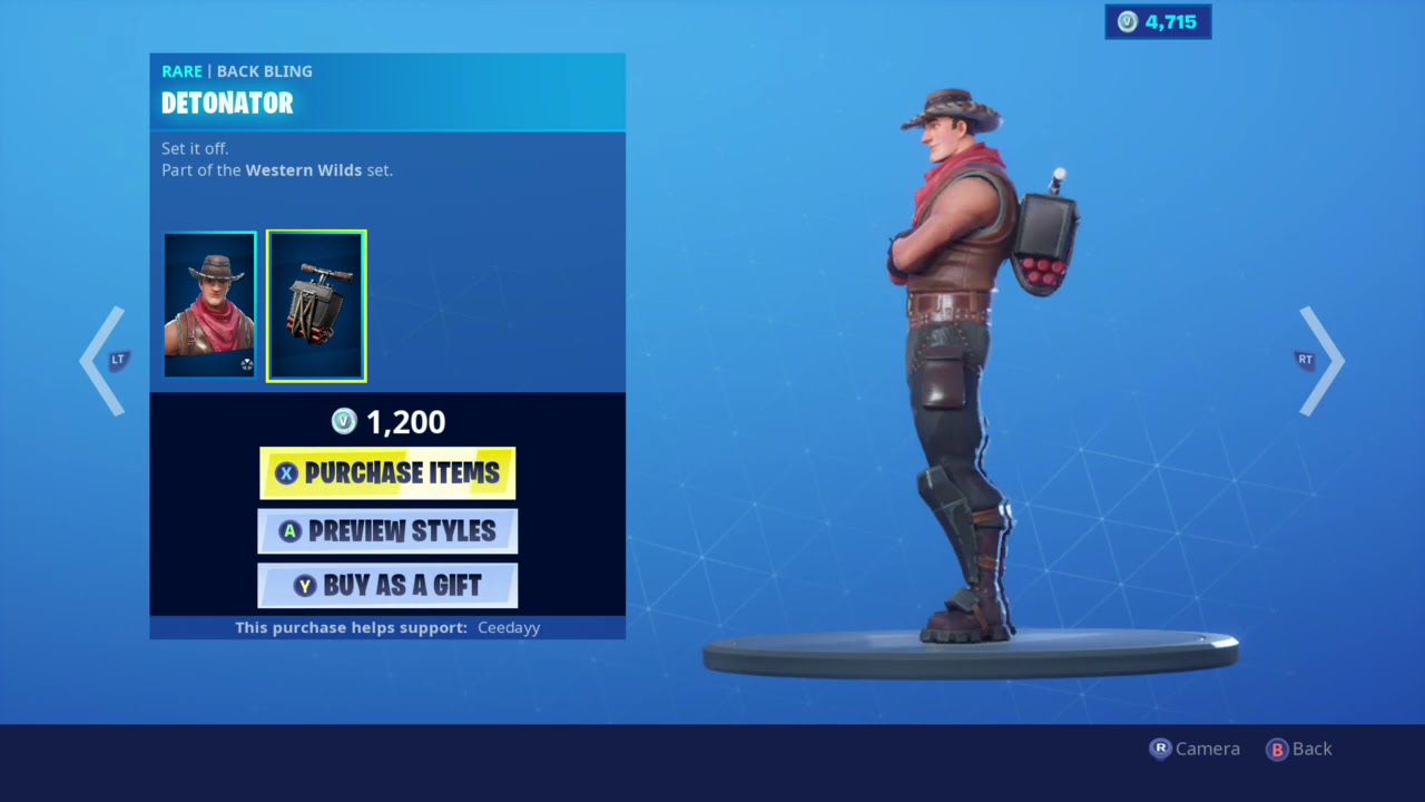 New Frontier Skin in Fortnite item Shop - YouTube