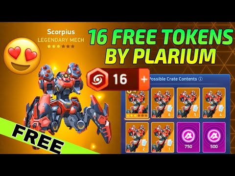 16 Free Tokens - Scorpius Unlocked 😍 || Mech Arena - YouTube