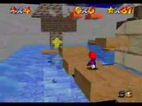 Super Mario 64: Walkthrough (Shockin Arrow Lifts) - YouTube