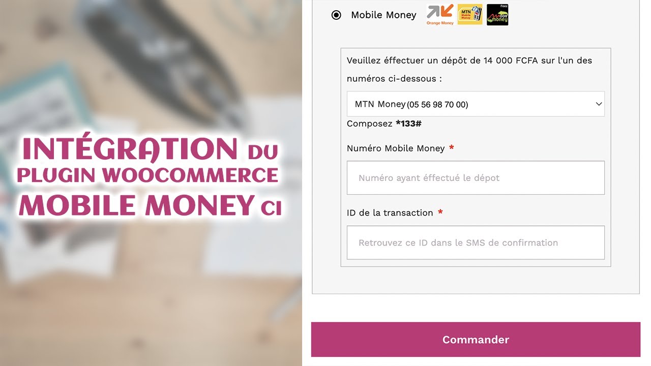 Intégration du plugin WooCommerce Mobile Money CI - YouTube