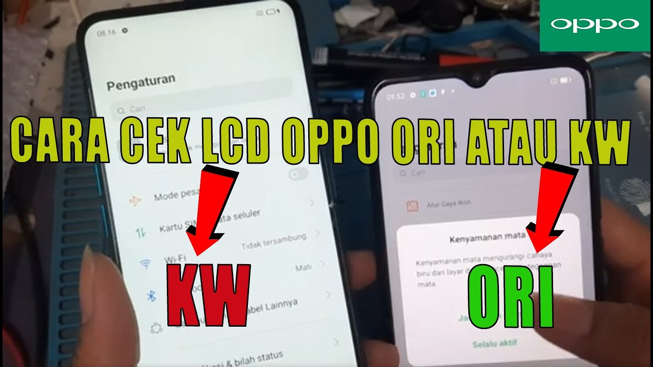 CARA CEK LCD OPPO ORI ATAU KW - YouTube