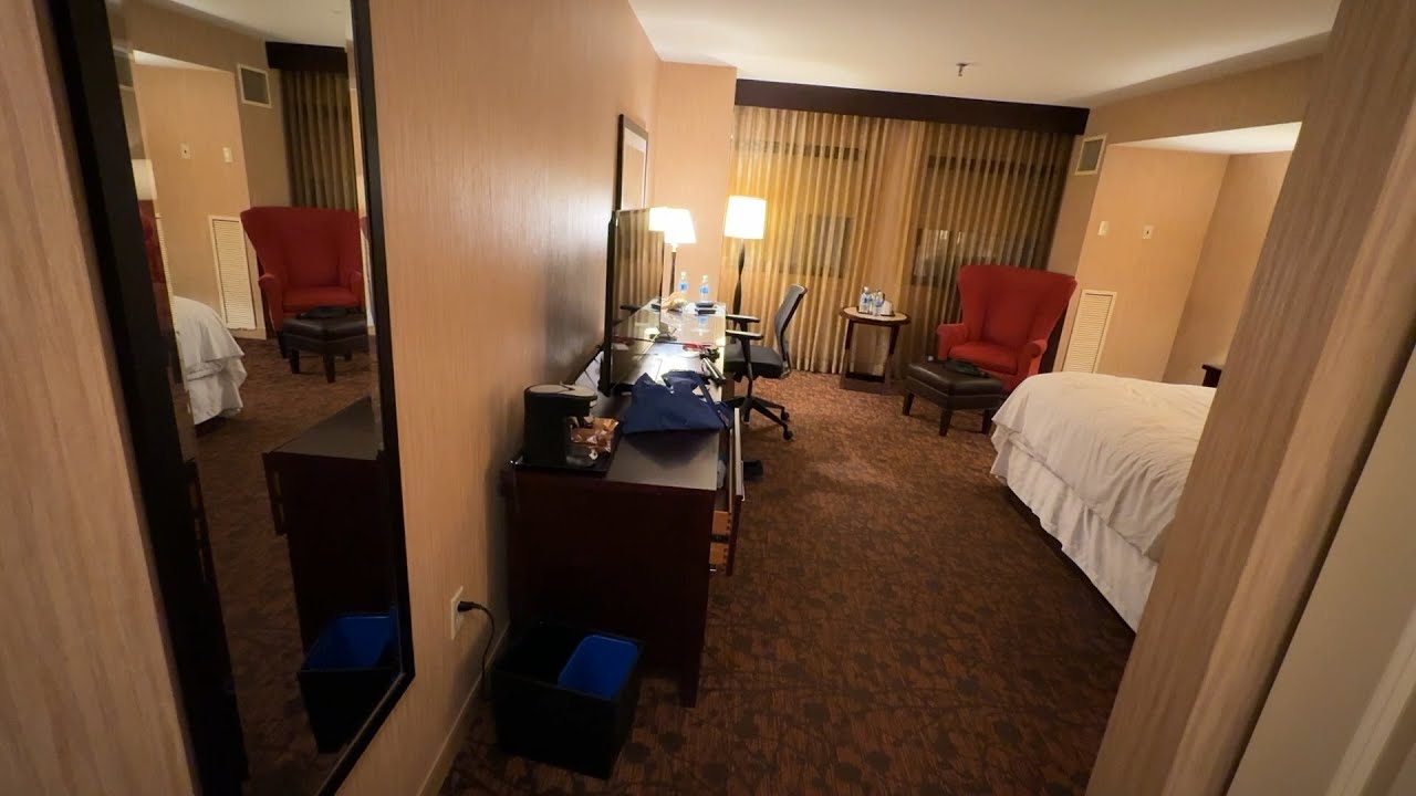 Hotel Room Tour, Sheraton Springfield Monarch Place, Springfield, MA ...