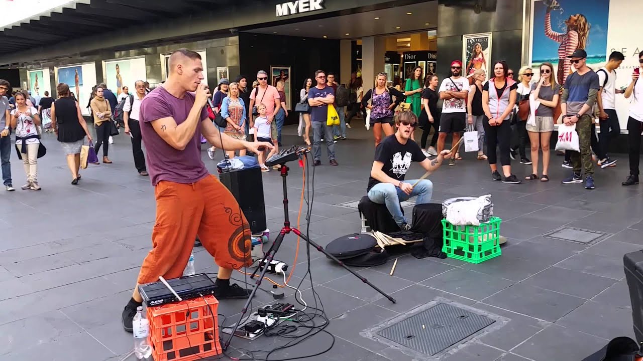 Australian street musicians at Melbourne-Nov 2015 - YouTube