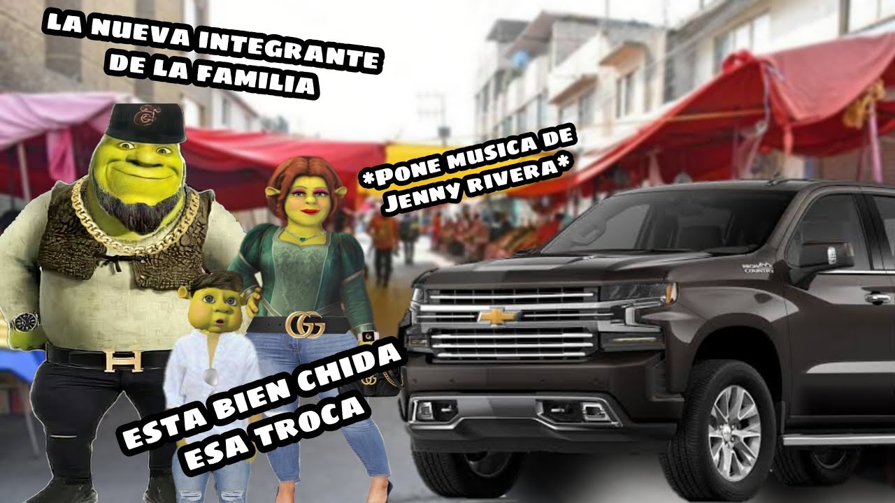 SHREK BUCHON SE COMPRA UNA TROCA EN EL TIANGUIS - YouTube