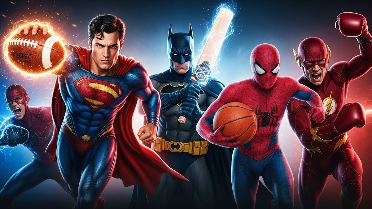 “50 Superheroes Reimagined as Pro Athletes | Epic Sports Hero ...