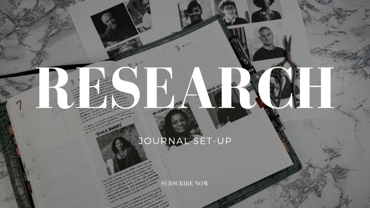 Research Journal Set-up|Take A Note Planner|Process Video #planner # ...