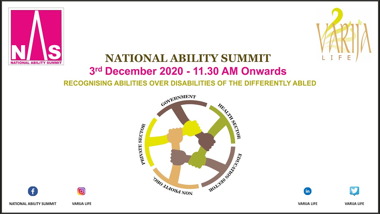 "National Ability Summit - Virtual International Conference - INDIA ...