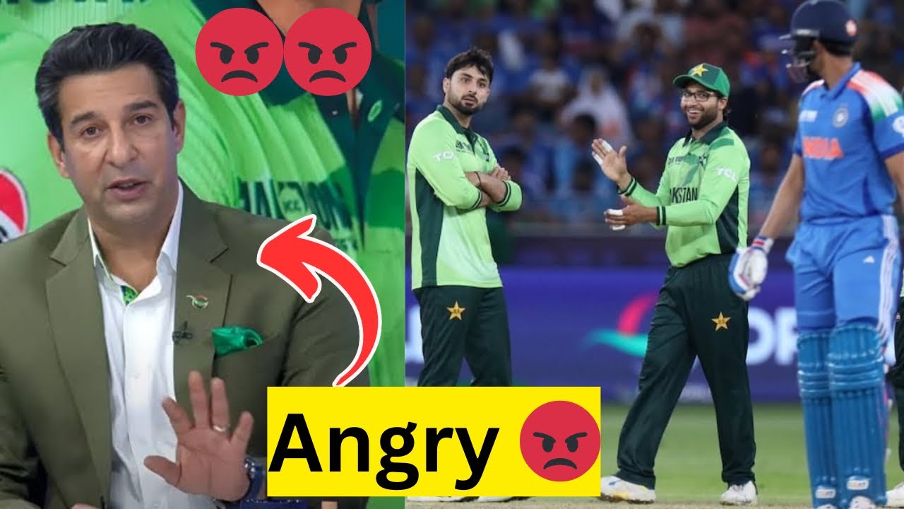 Wasim Akram angry on Abrar Celebration - YouTube