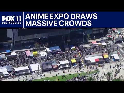 Anime Expo in downtown LA draws massive crowds