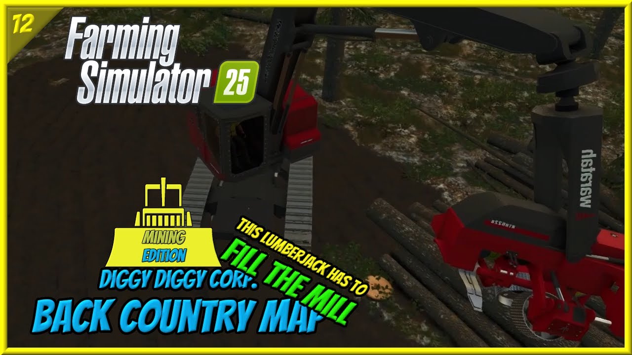 This Lumberjack Has To Fill The Mill | 🌲🪓🌲Logging in FS25 - YouTube