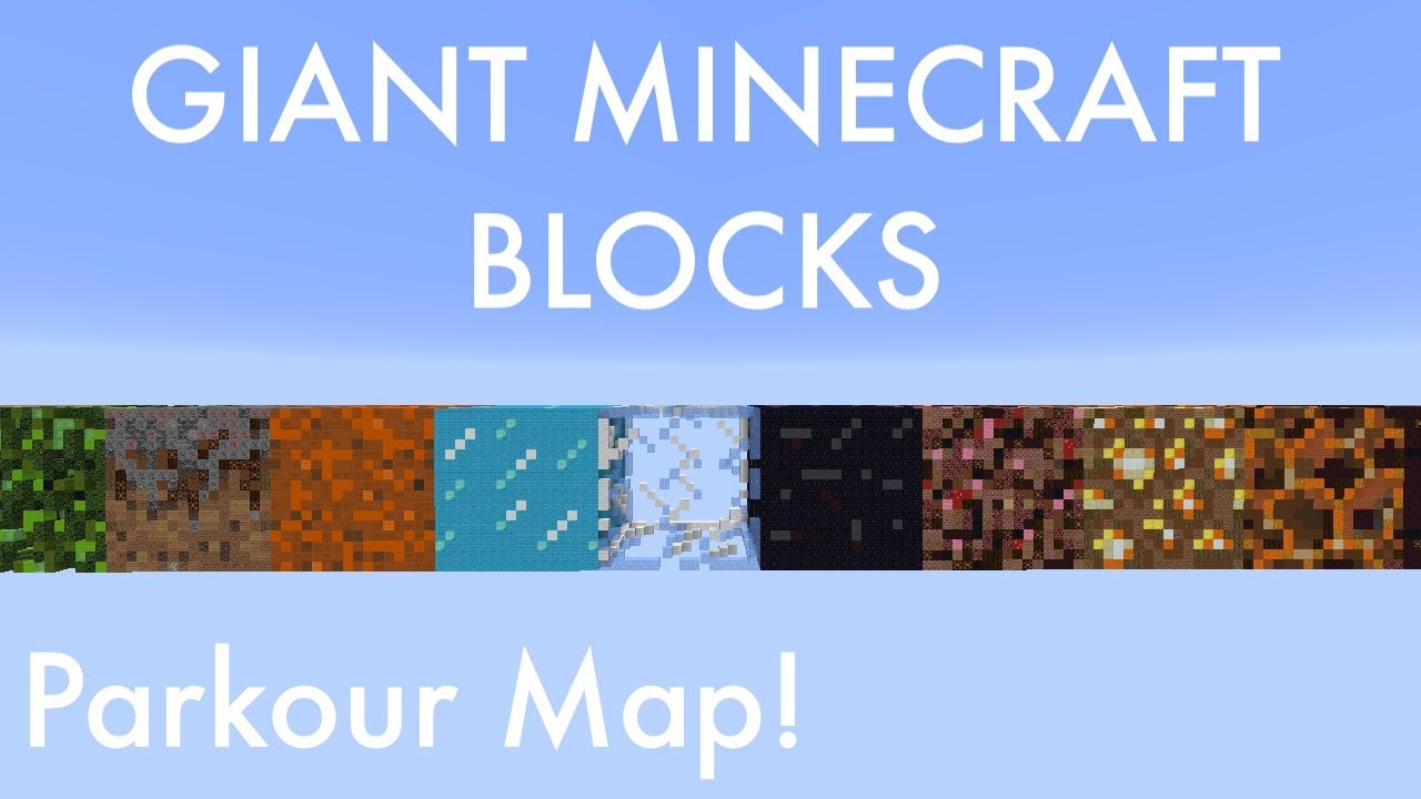 PARKOUR IN GIANT BLOCKS!!! | Giant Block Parkour Map - YouTube